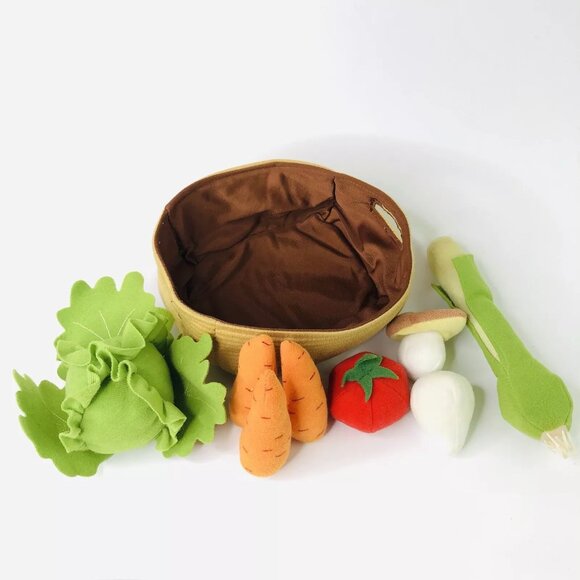 IKEA | Toys | Ikea Duktig 7piece Kids Soft Toy Vegetables Basket ...